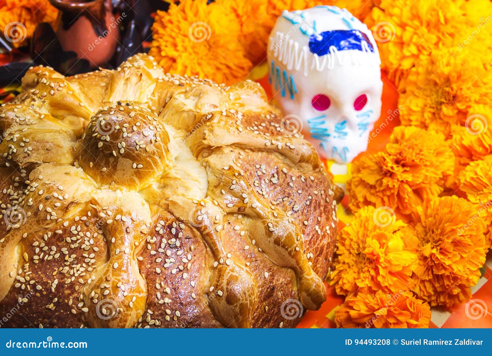 Dead Bread Day of the Dead Celebration Stock Photo - Image of tradition ...