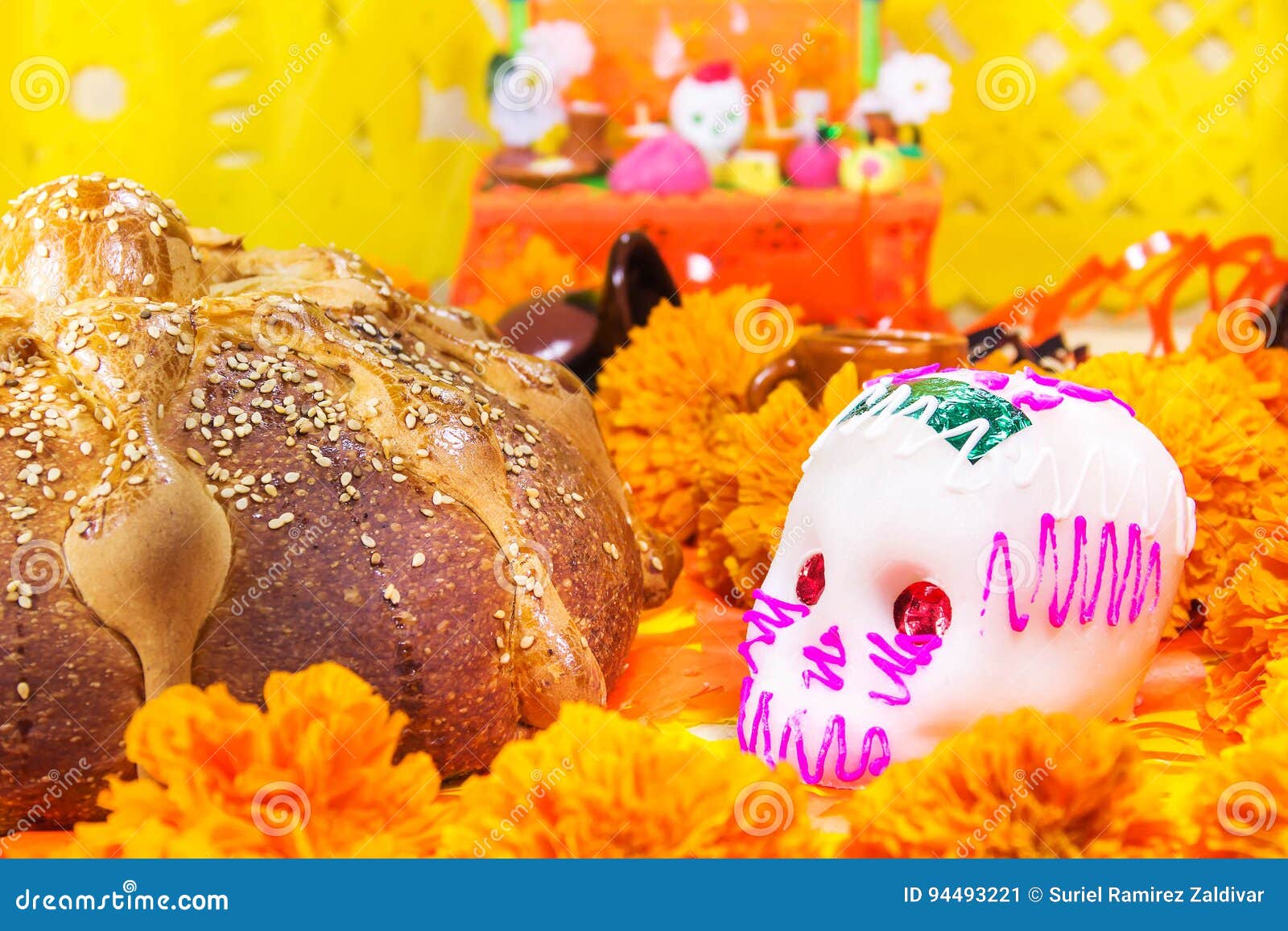Dead Bread Day of the Dead Celebration Stock Image - Image of religion ...