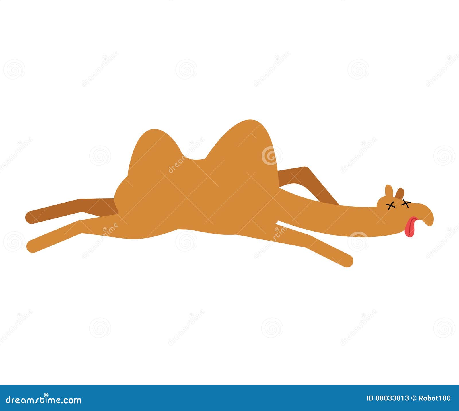 Dead Camel. Animal Desert Dead Stock Vector - Illustration of nature ...