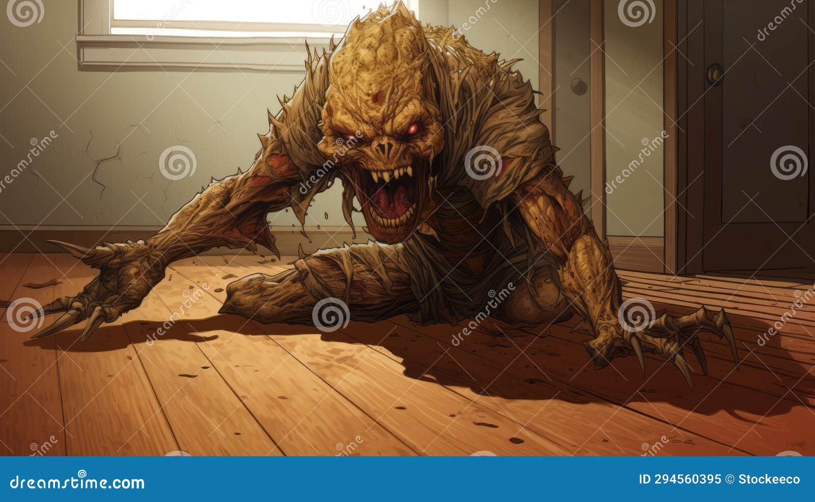 Distressed Monster: Highly Detailed Apocalypse Art with Gloomcore ...