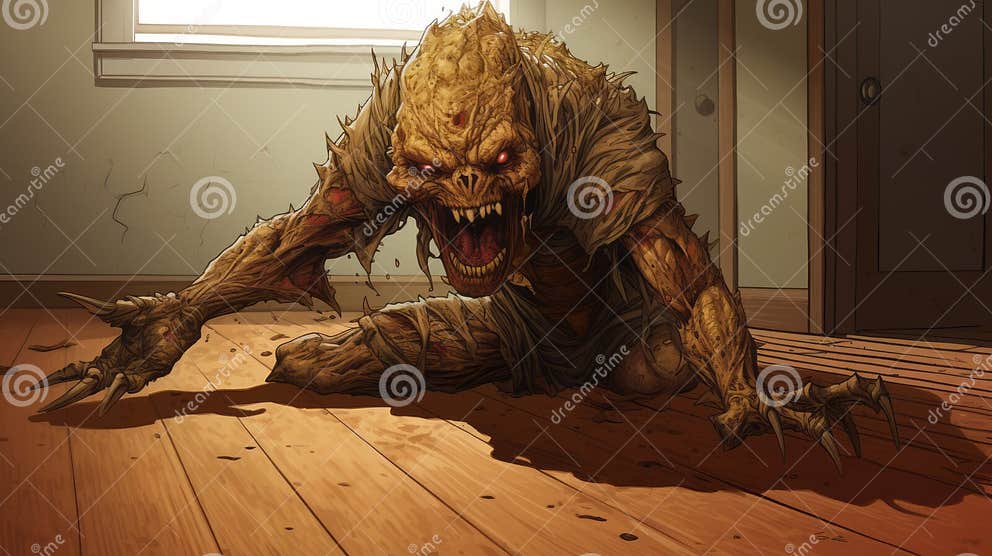 Distressed Monster: Highly Detailed Apocalypse Art with Gloomcore ...