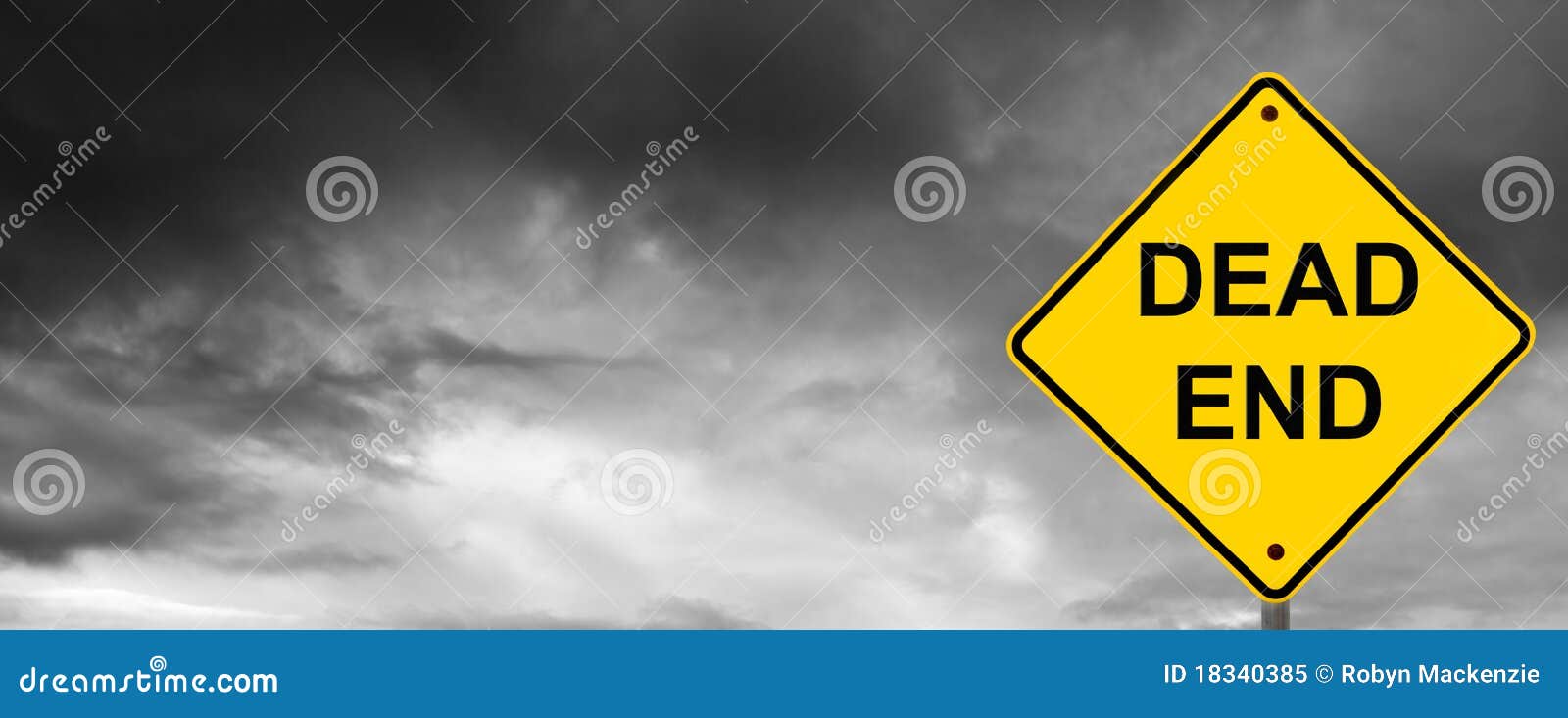 Dead End Sign Royalty-Free Stock Photography | CartoonDealer.com #18340385