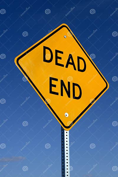 Dead End Sign stock photo. Image of drive, bright, success - 4795340