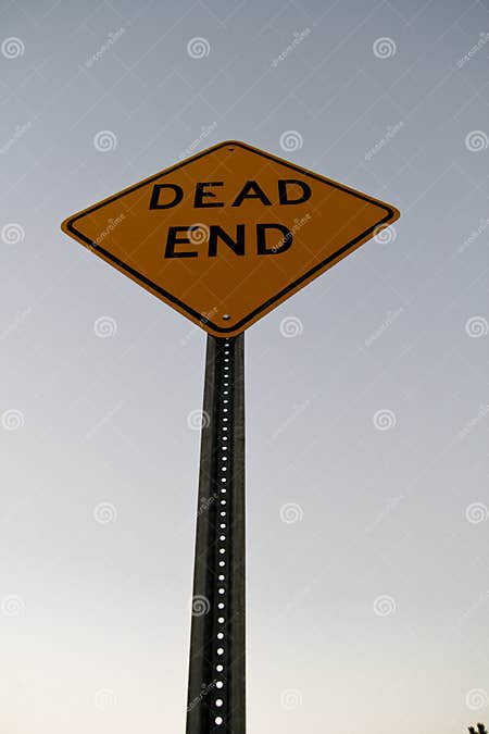 Dead End Sign stock image. Image of beneath, signs, deadend - 5098015