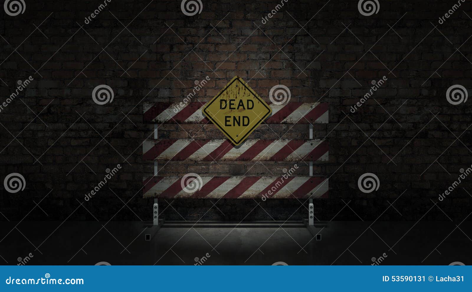 Dead End Sign Could Represent Various Jobs or Relationships Stock ...