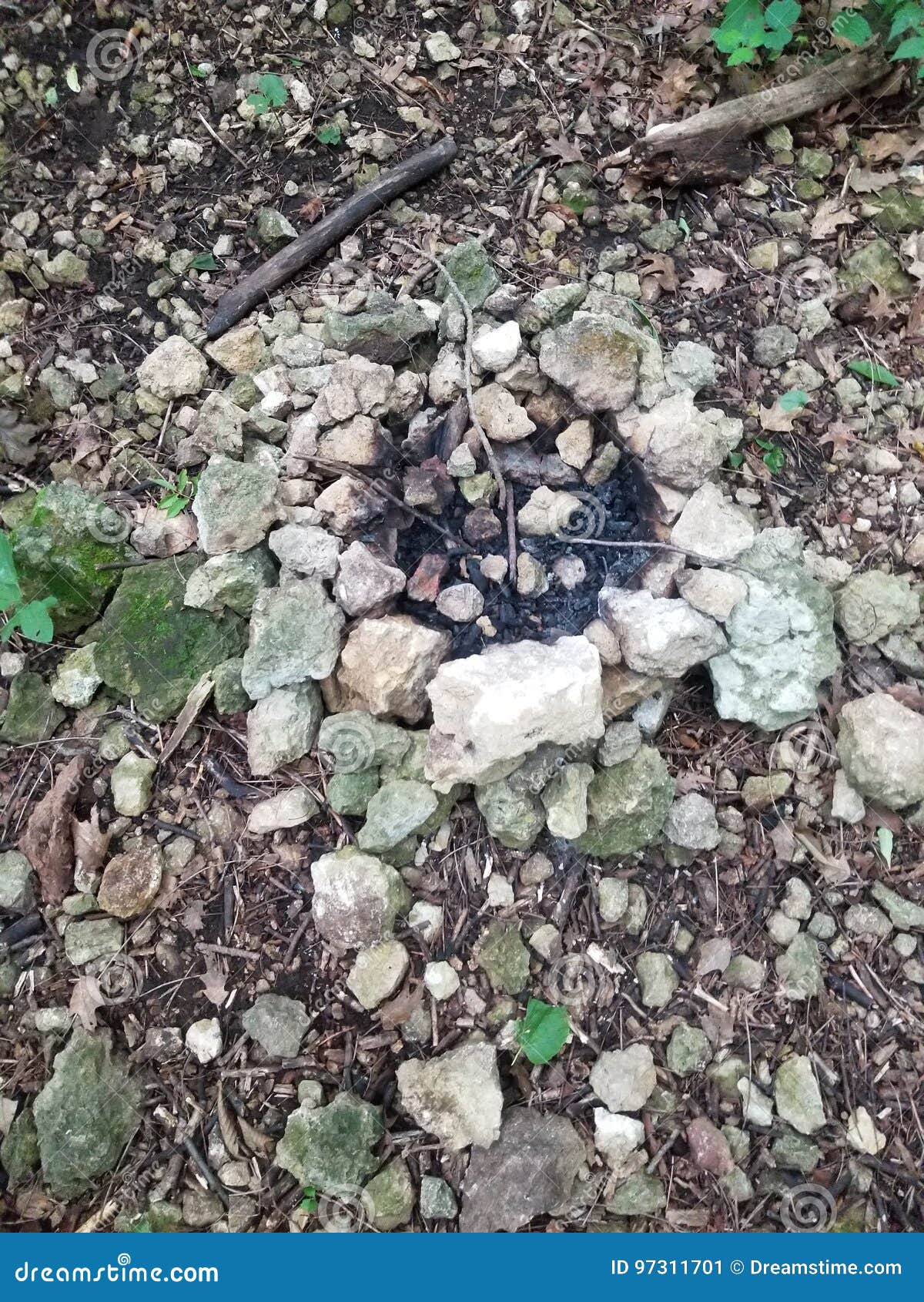 Dead fire stock image. Image of campfire, site, dead - 97311701