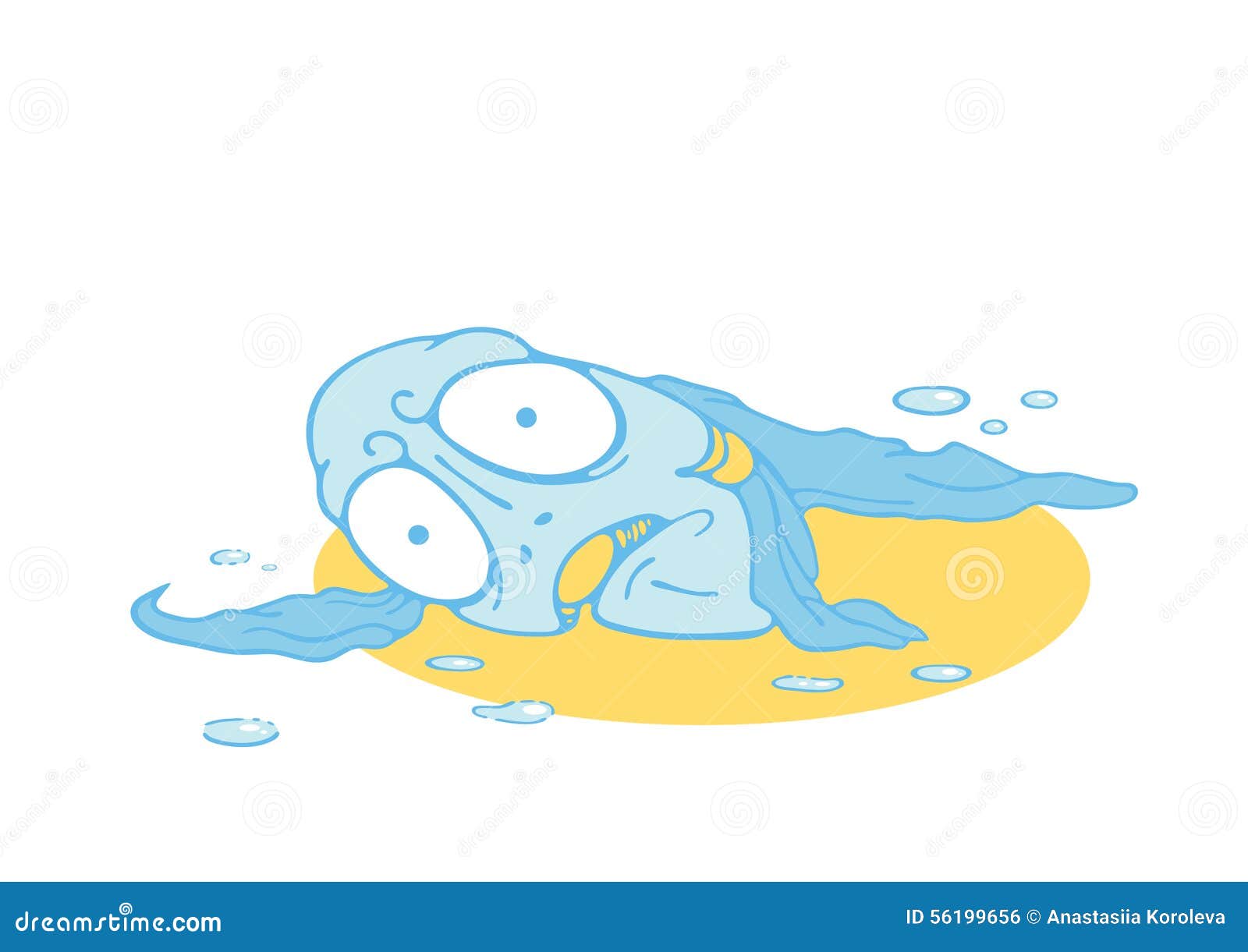 Dead fish stock vector. Illustration of yellow, despair - 56199656
