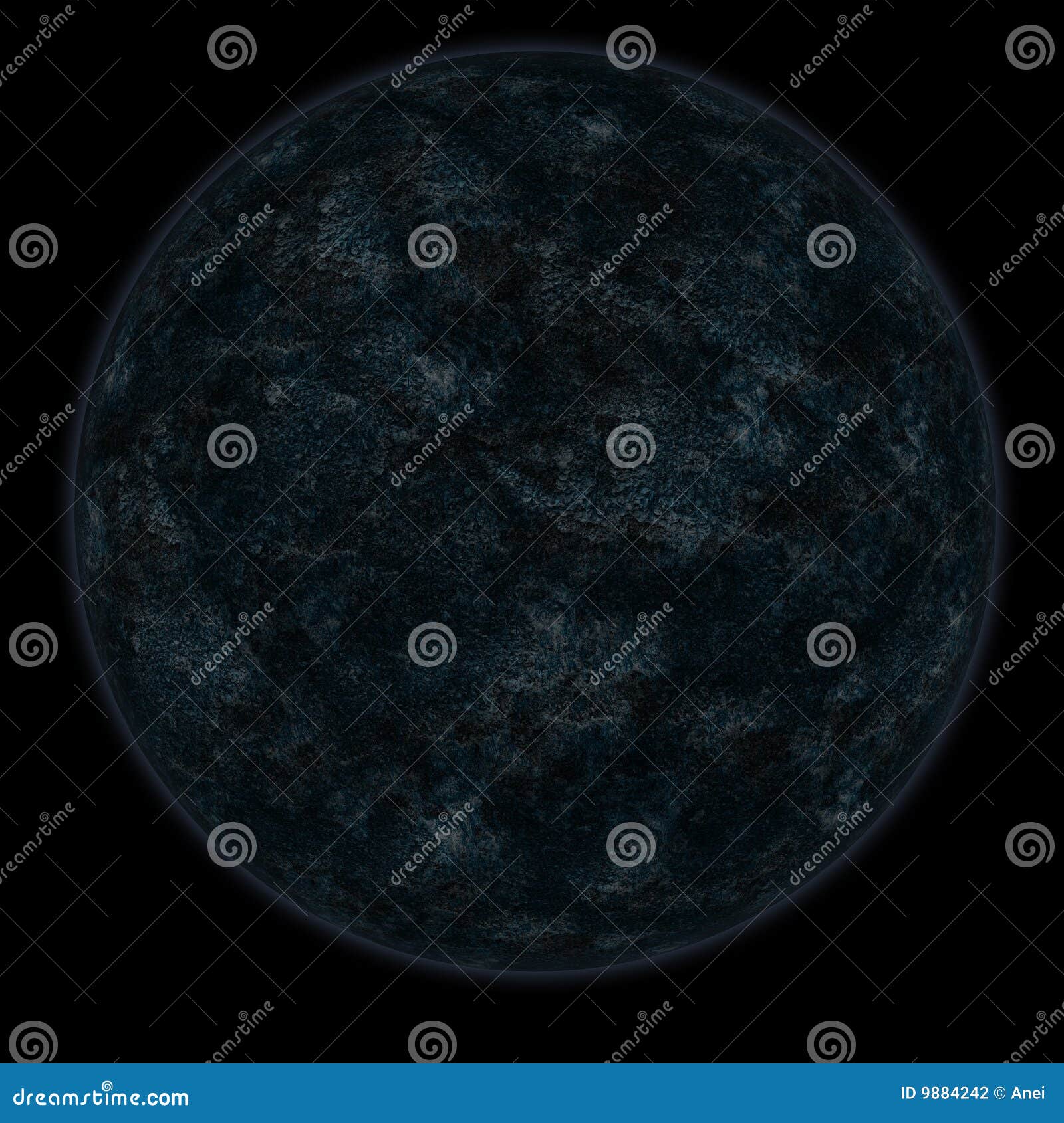 Dead Frozen Moon stock illustration. Illustration of class - 9884242