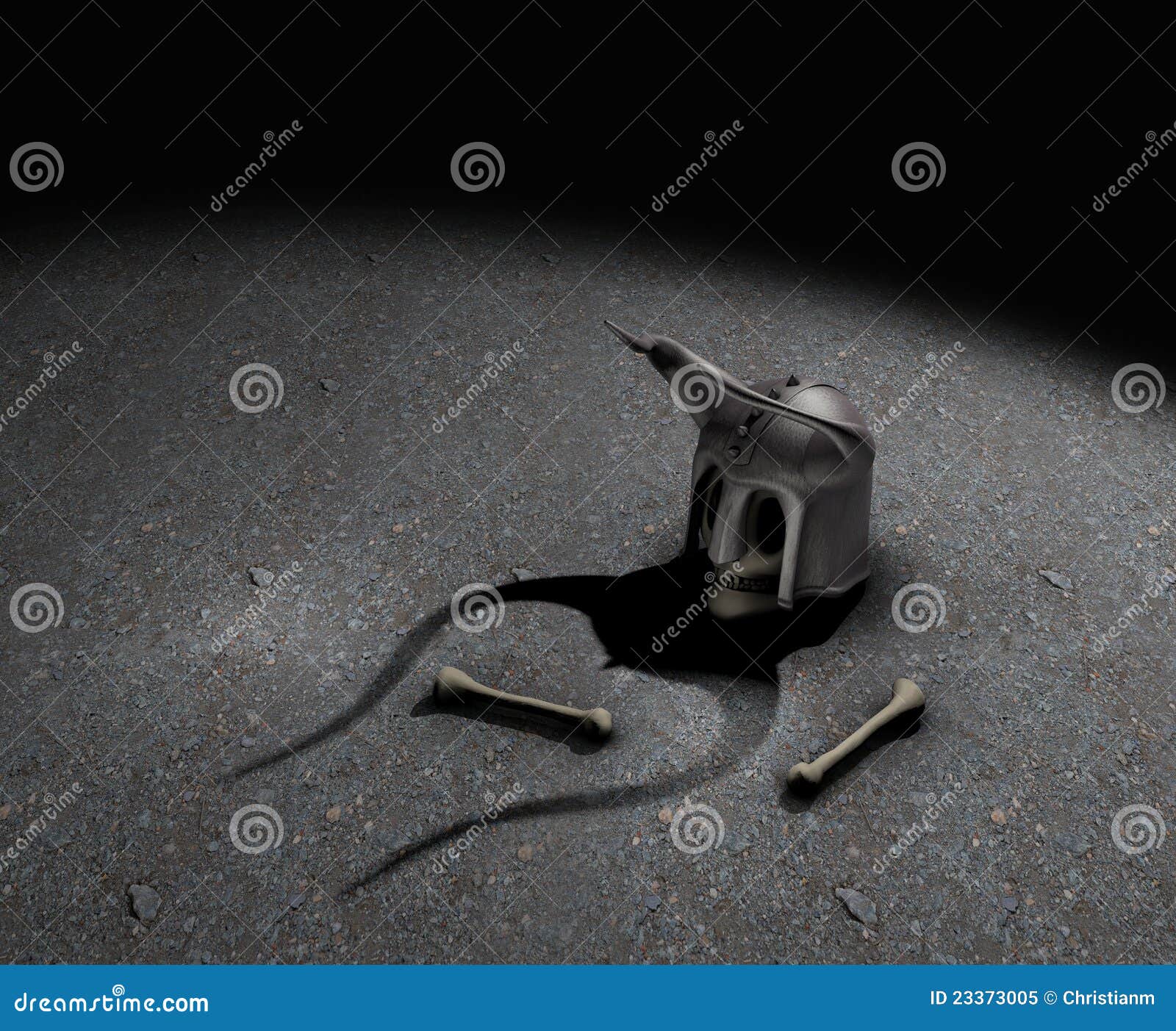 Dead Knight Royalty-Free Illustration | CartoonDealer.com #100437561