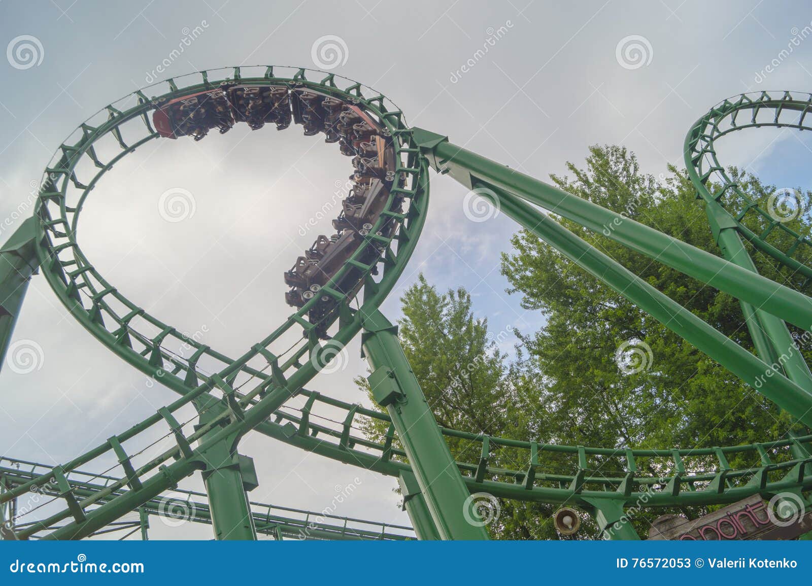 Dead loop stock image. Image of gardaland, dangerous - 76572053