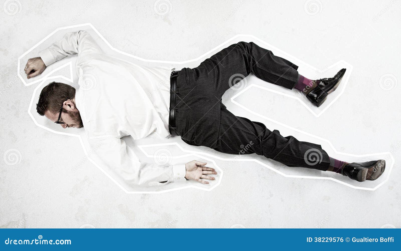 Dead man stock photo. Image of floor, businessman, caucasian - 38229576