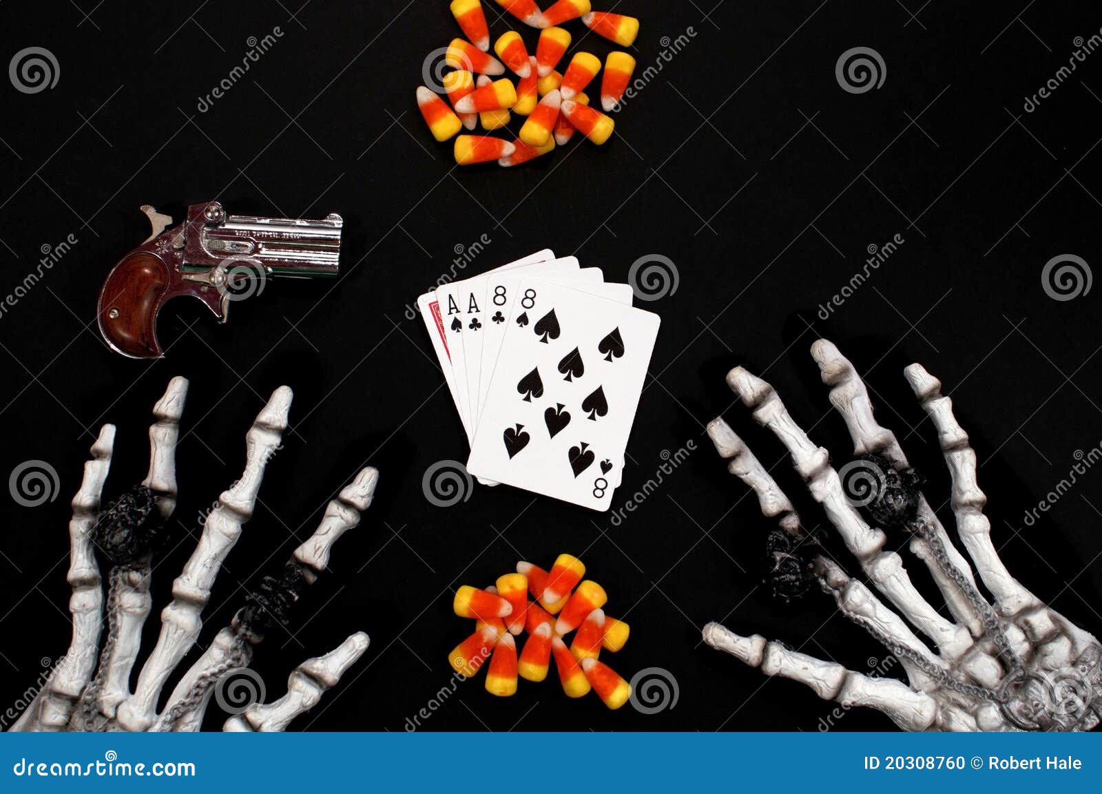 Dead mans hand stock photo. Image of trick, poker, deal - 20308760