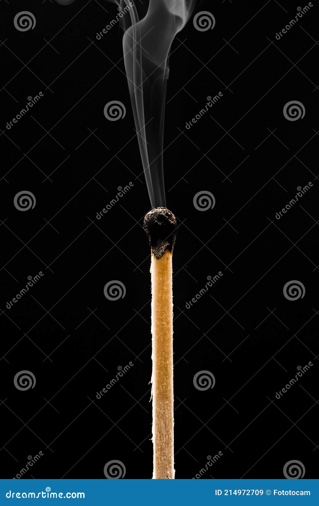 Dead Match on Black Background - Image Stock Image - Image of ...