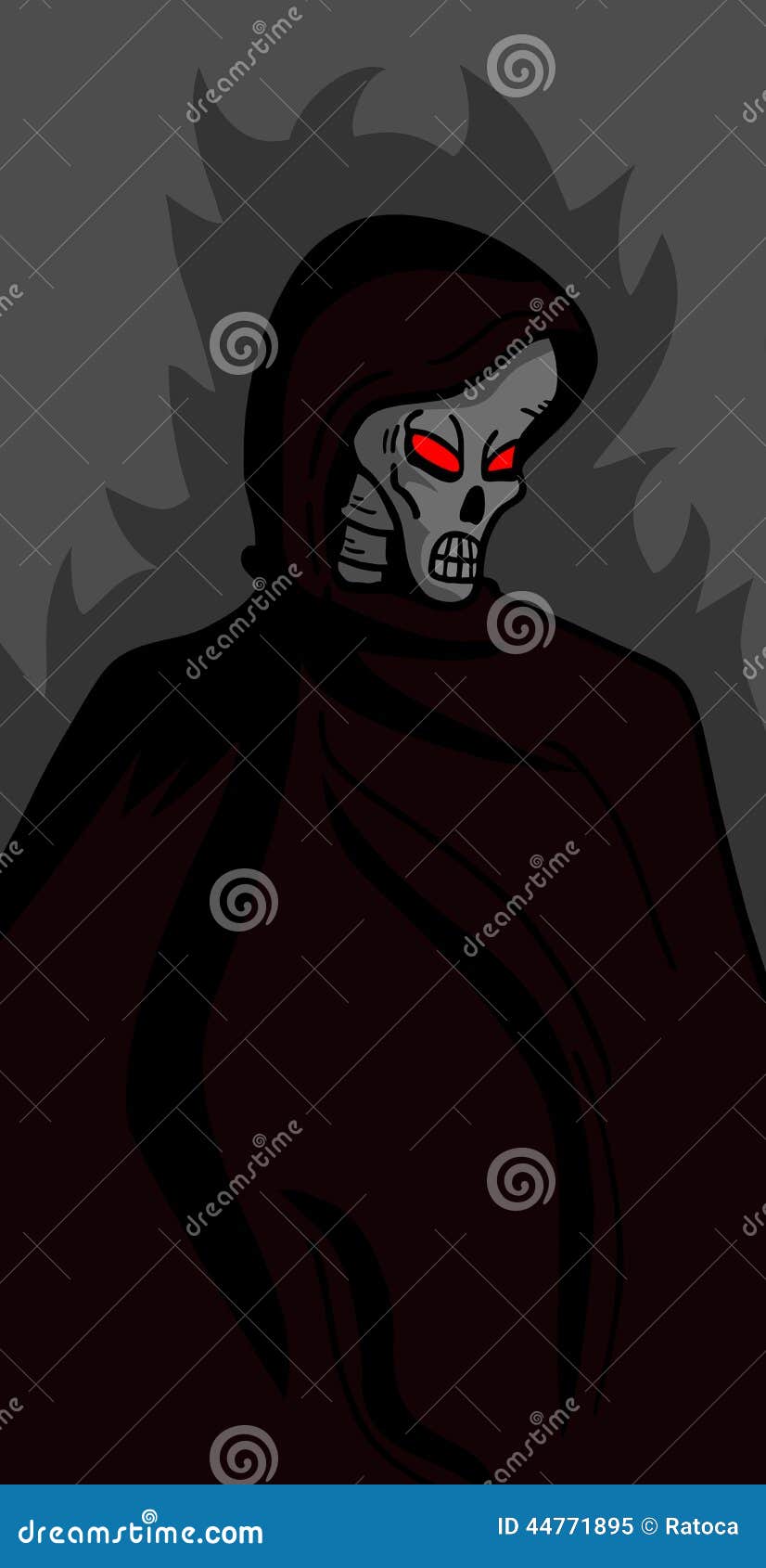 Dead monster stock vector. Illustration of halloween - 44771895
