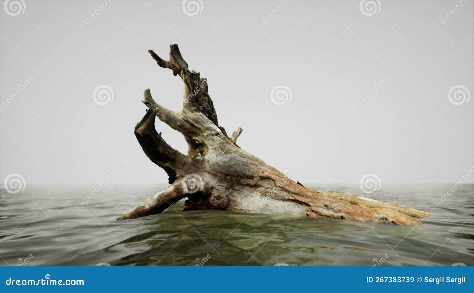 Dead Oak Tree In The Atlantic Ocean Water Royalty-Free Stock Photo ...