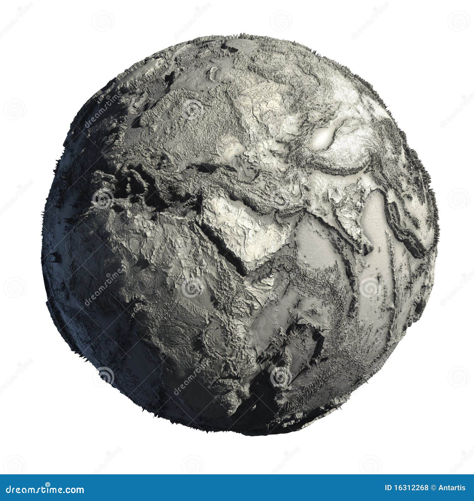 Dead Planet Earth stock illustration. Illustration of catastrophe ...