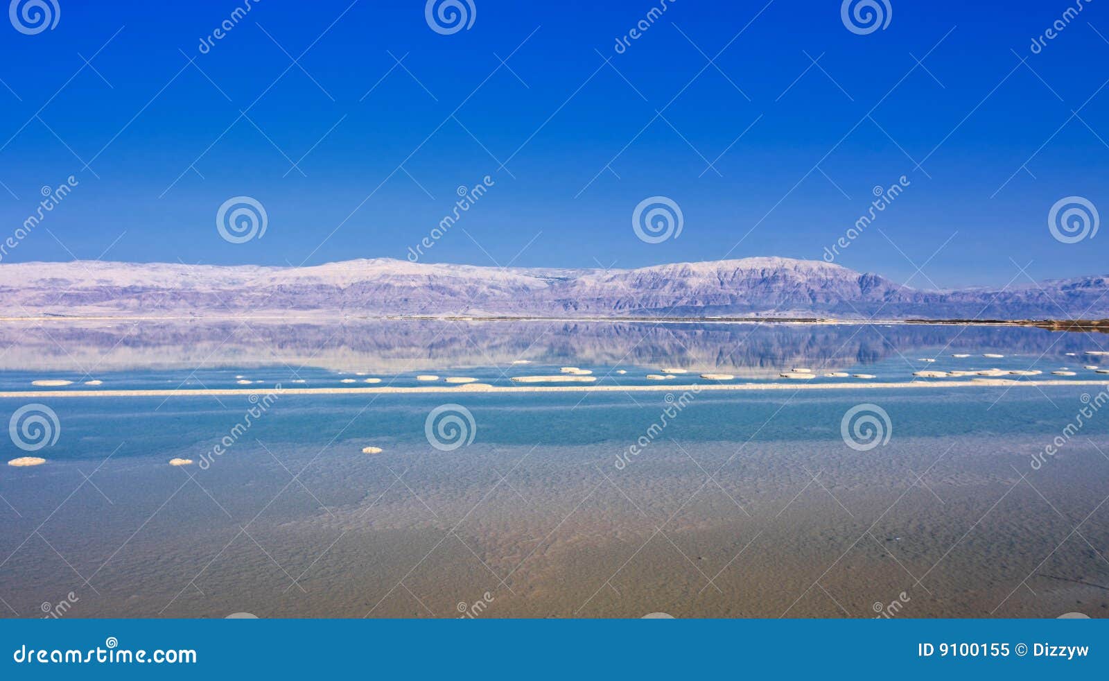 Dead Sea stock image. Image of tourist, salt, reflection - 9100155