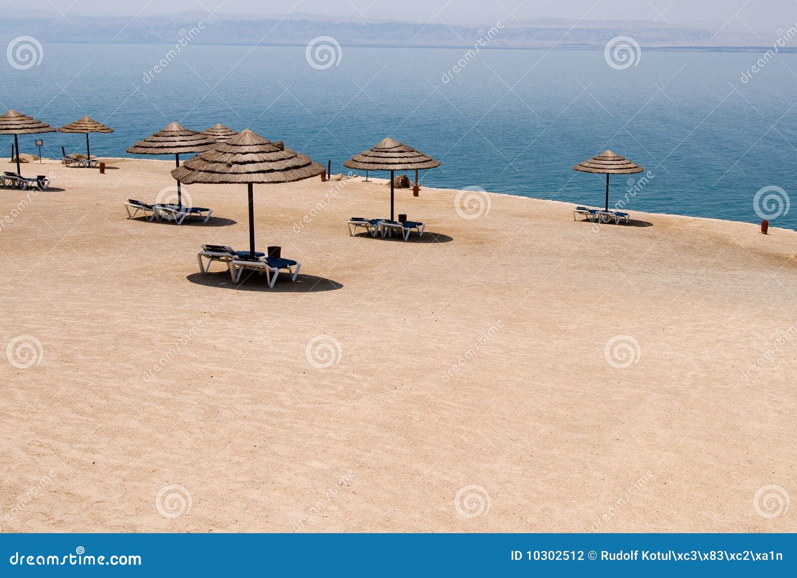 Dead Sea beach stock photo. Image of dead, hotel, coast - 10302512