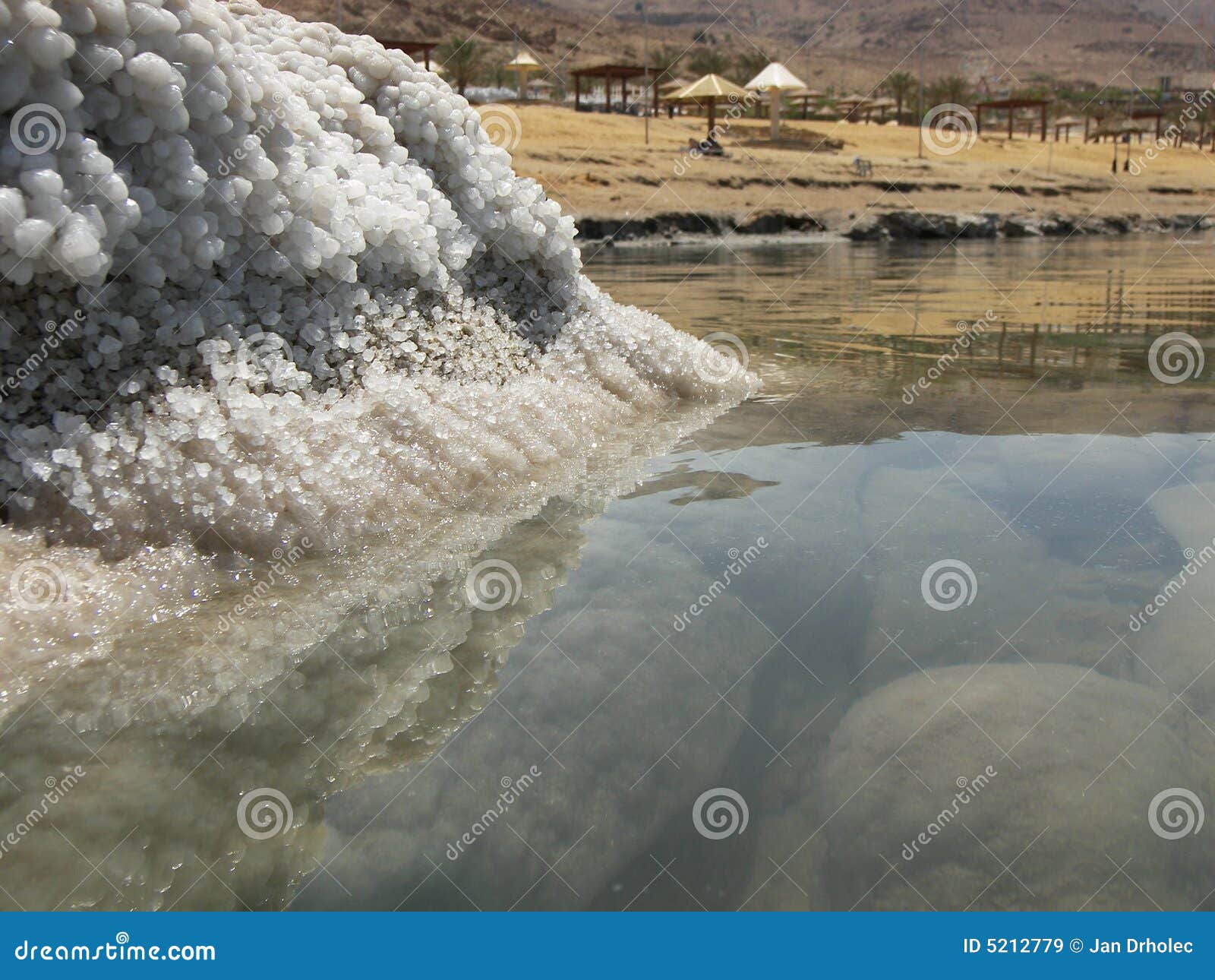 Dead Sea beach stock image. Image of landscape, bottom - 5212779
