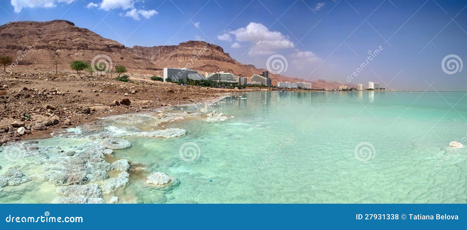 Dead Sea Coast. Hotels. Israel Stock Photo - Image of center, coast ...