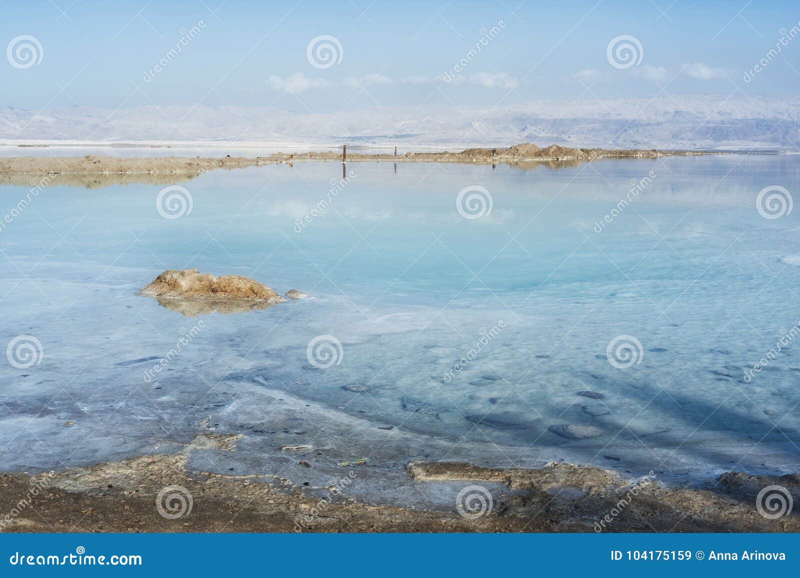 Dead sea in Israel editorial stock image. Image of salt - 104175159