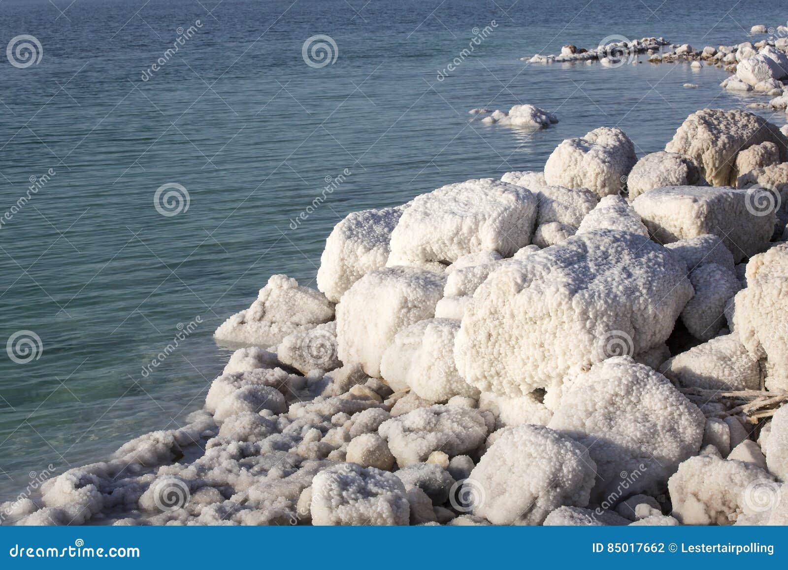 Dead Sea Salt Deposits Stones Stock Photo - Image of deposits, medicine ...
