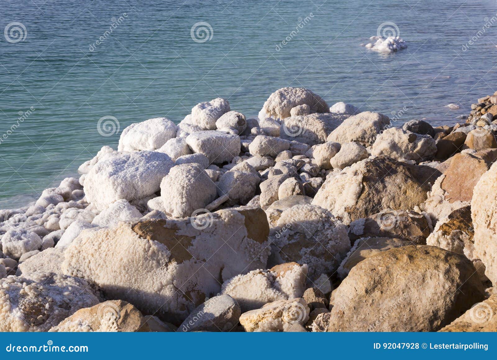 Dead Sea Salt Deposits Stones Stock Photo - Image of rock, shore: 92047928
