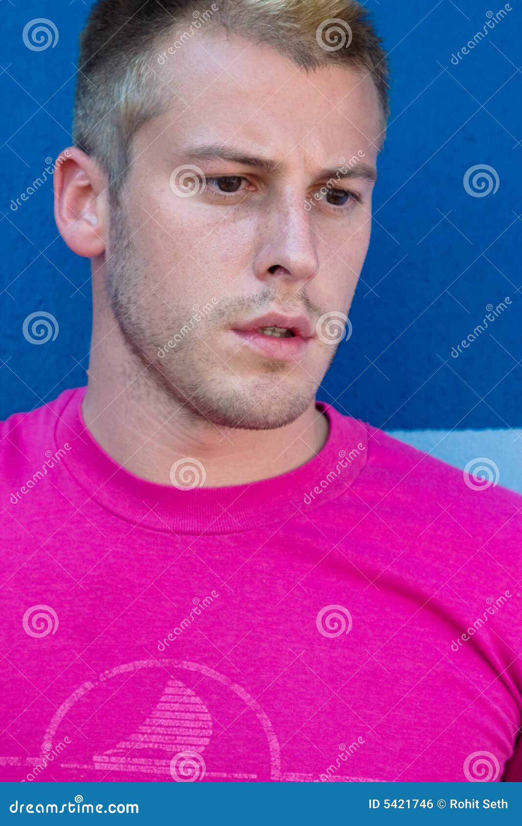 Dead Serious stock photo. Image of good, concerned, blonde - 5421746