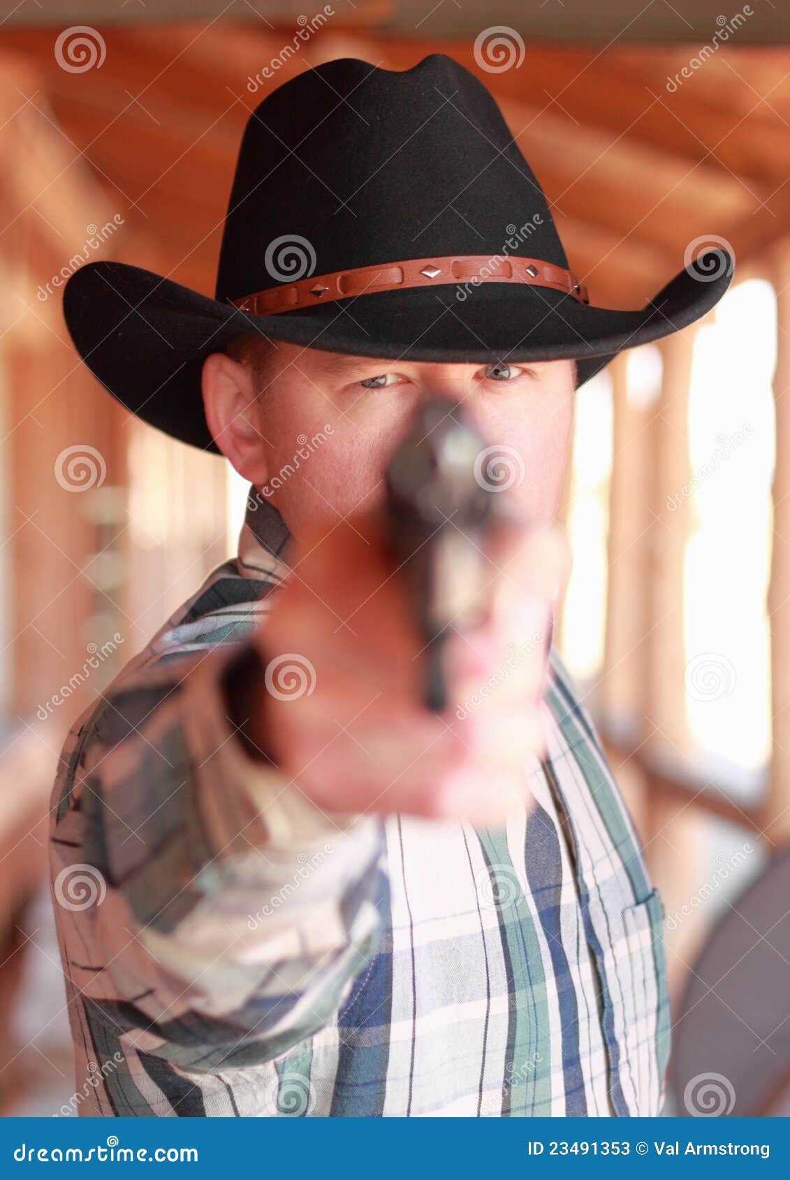 Dead Serious Cowboy stock image. Image of expression - 23491353