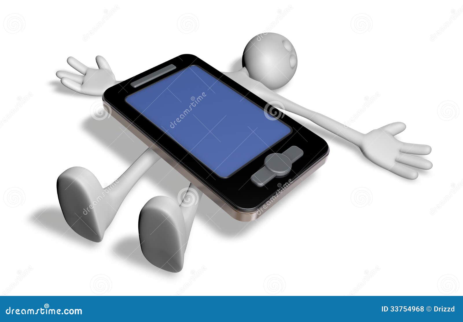 Dead by smartphone stock illustration. Illustration of dead - 33754968