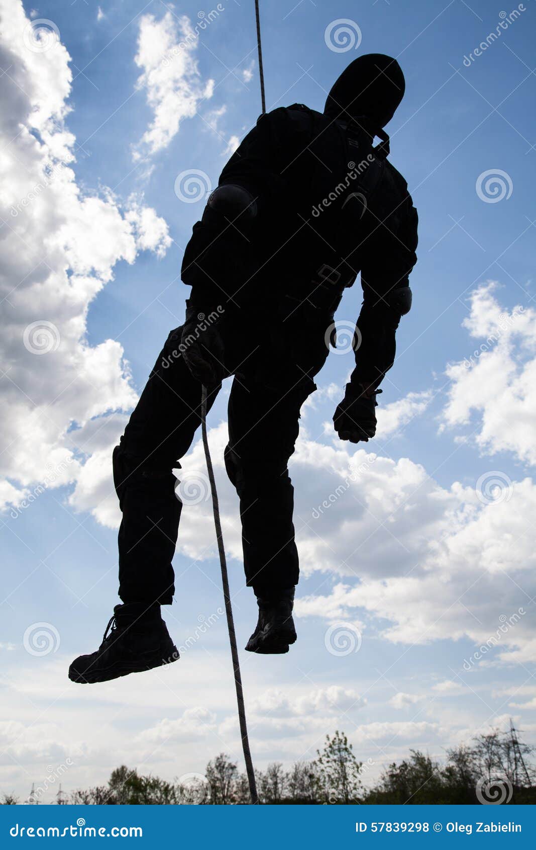 Dead soldier stock photo. Image of roping, swat, military - 57839298