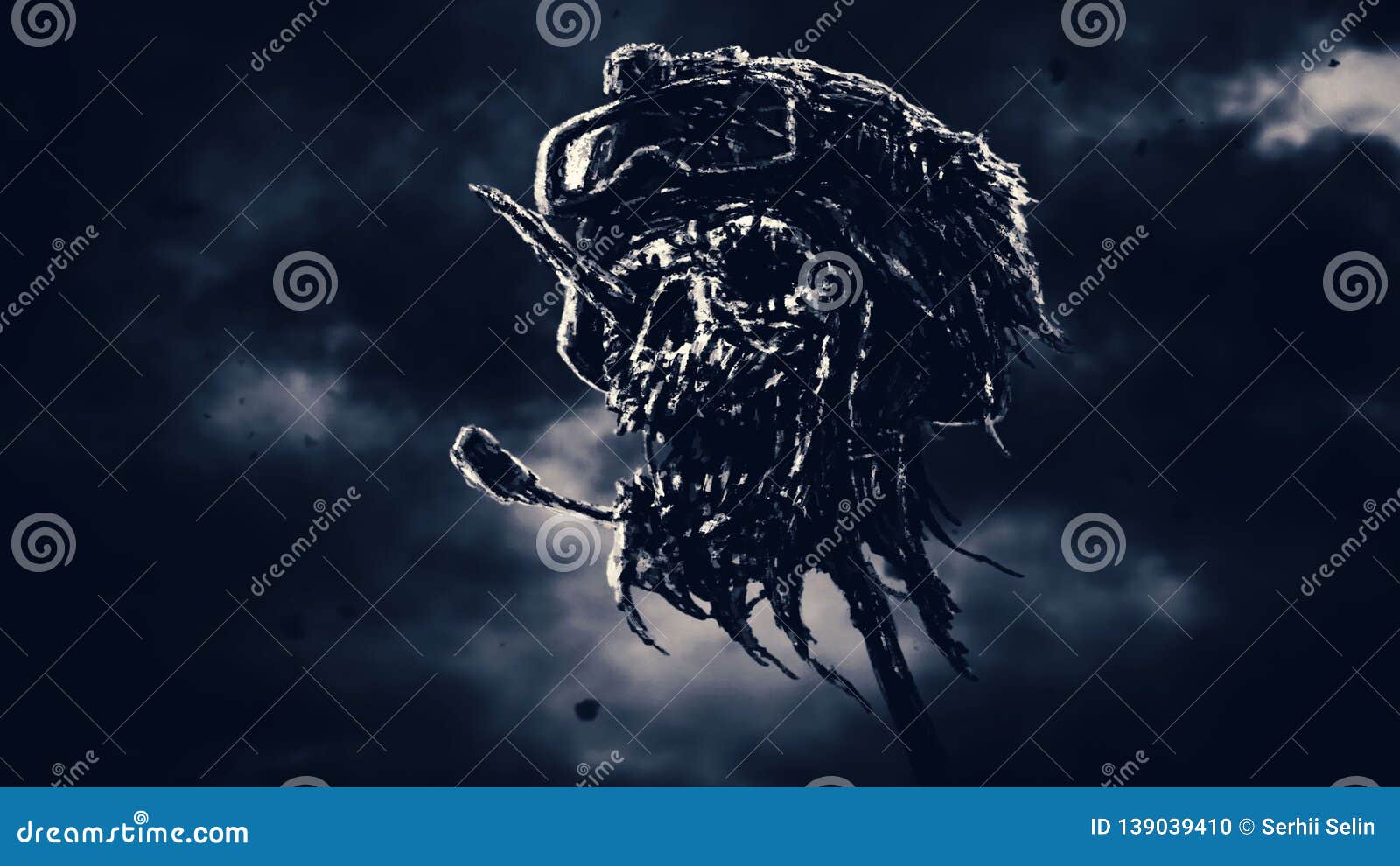 Soldier Head Mecha Illustration Royalty Free Cartoon Cartoondealer