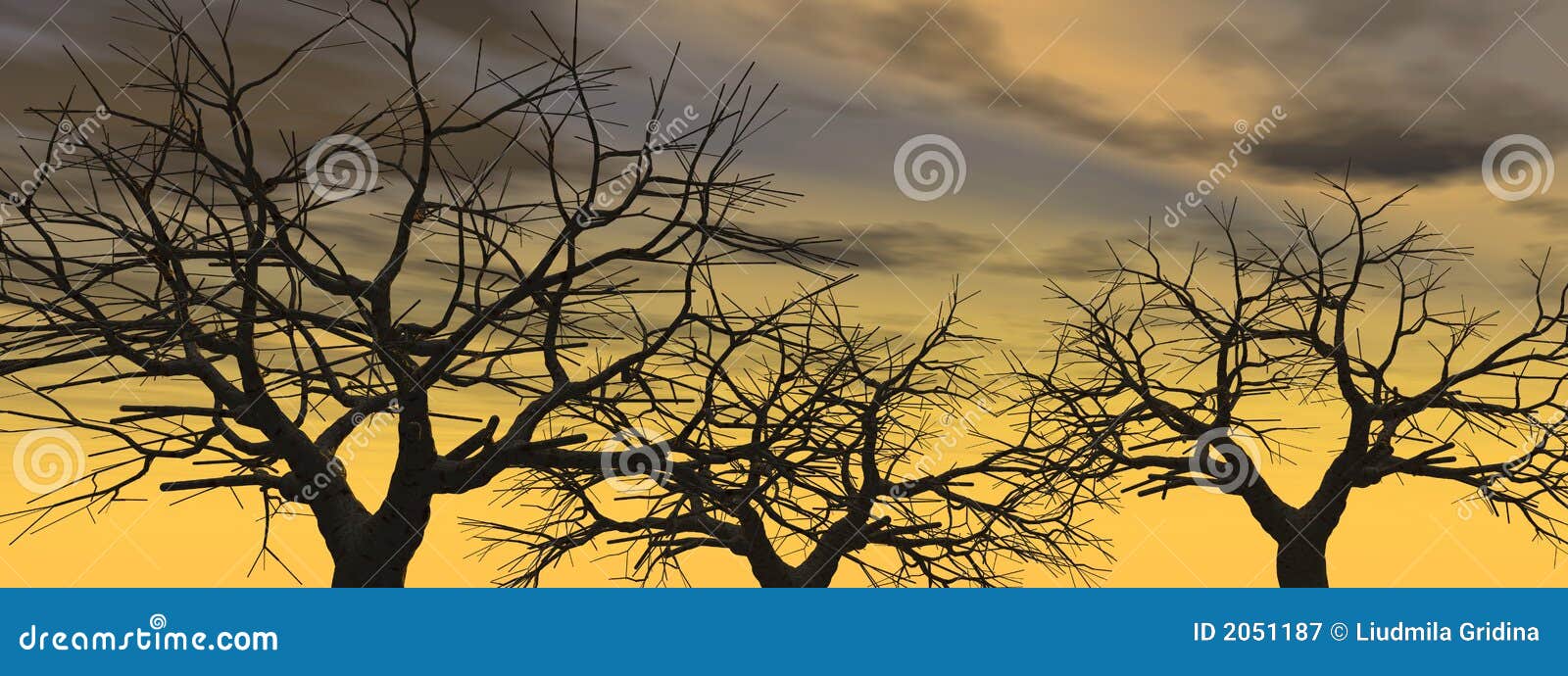 Dead_Sunset_Tree2 stock illustration. Illustration of plants - 2051187