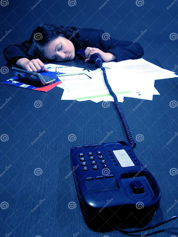 Dead tired stock photo. Image of corporate, desktop, hectic - 70172