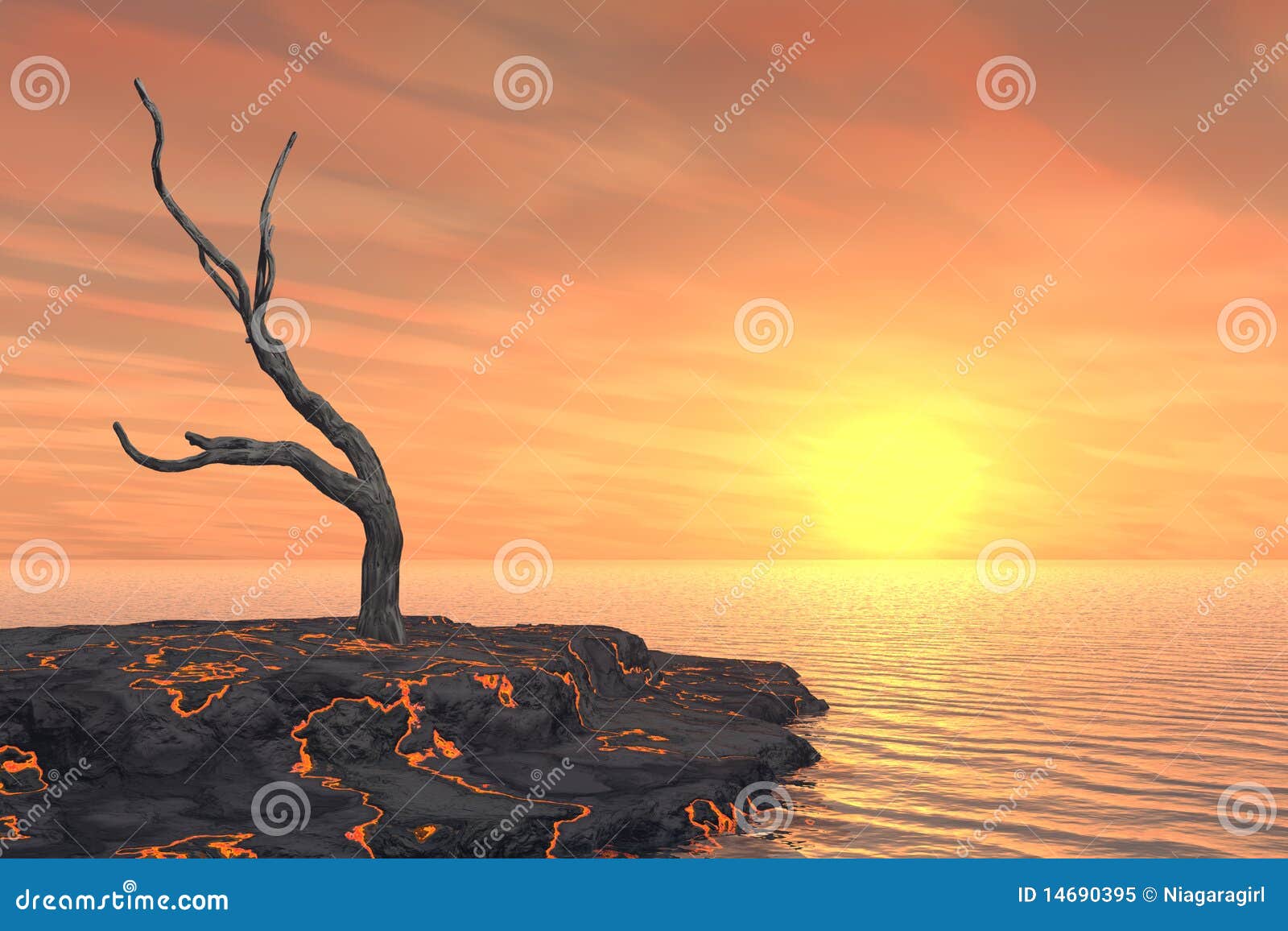 Dead Hot Island Lava Tree Stock Illustrations – 2 Dead Hot Island Lava ...