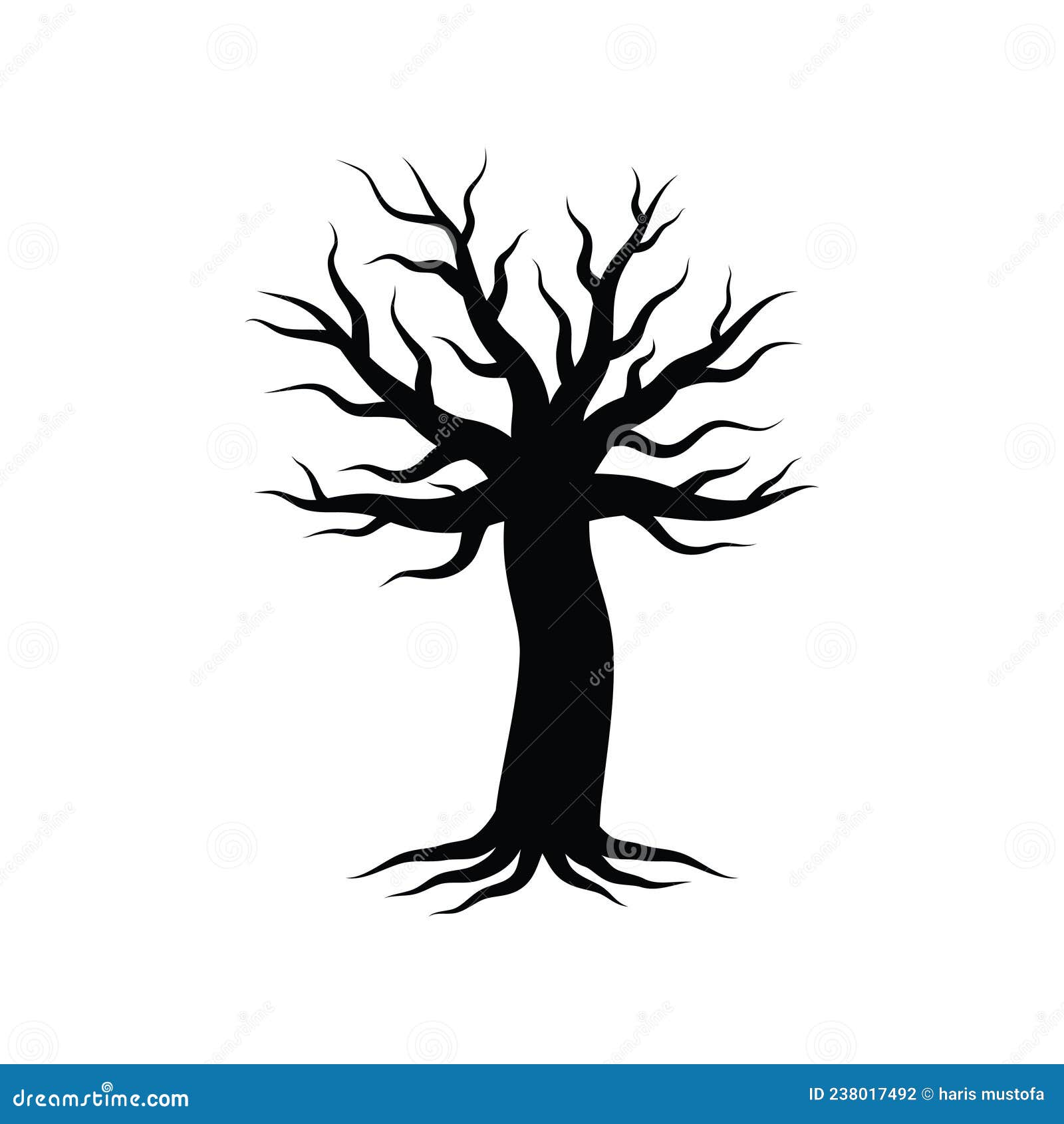 Dead Tree Icon Design Template Vector Isolated Stock Vector ...