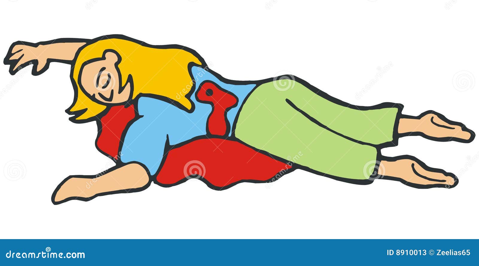 Dead woman stock illustration. Illustration of laid, assassin - 8910013