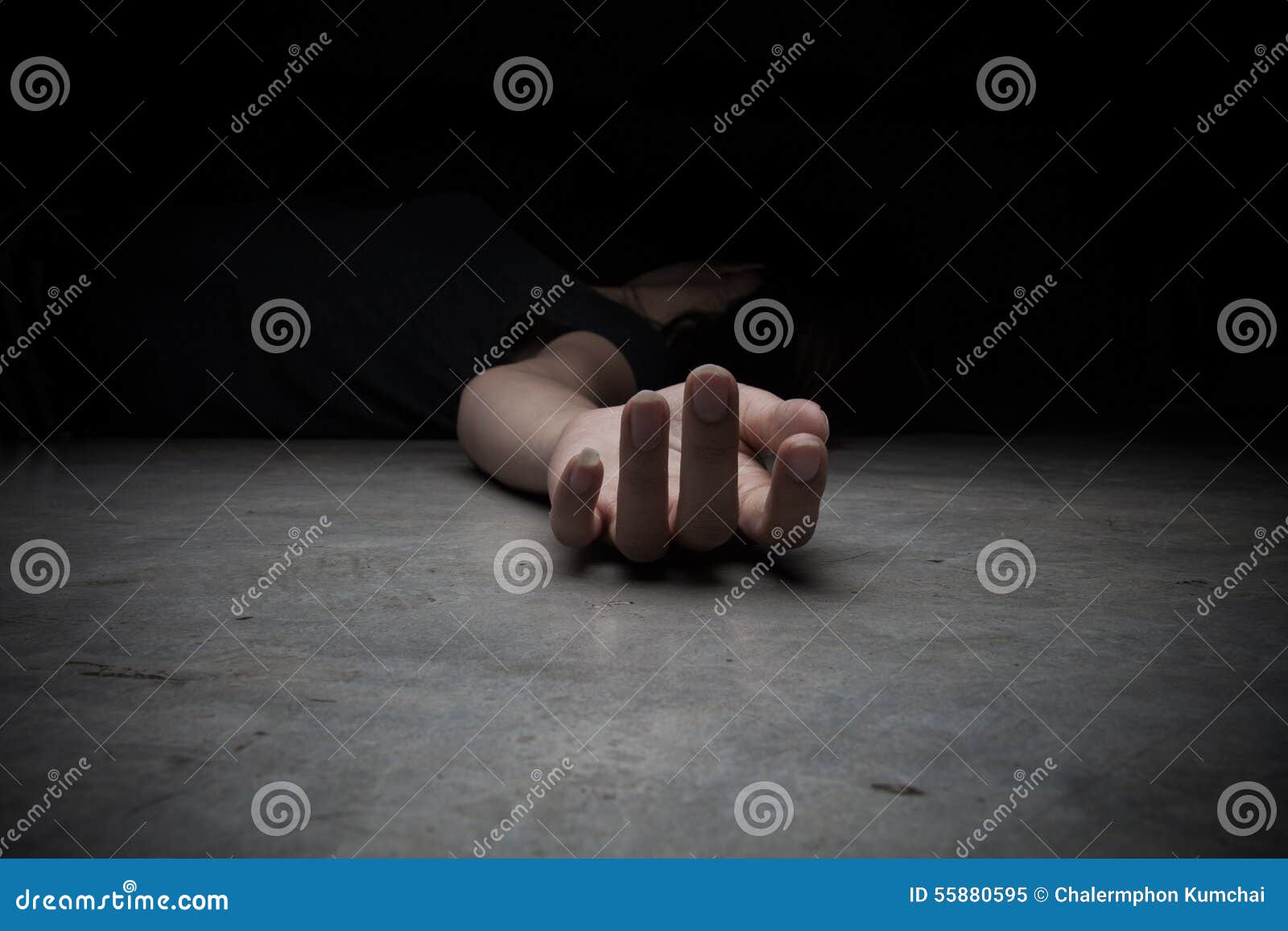 Dead Woman S Body. Focus on Hand Stock Image - Image of death, cruel ...