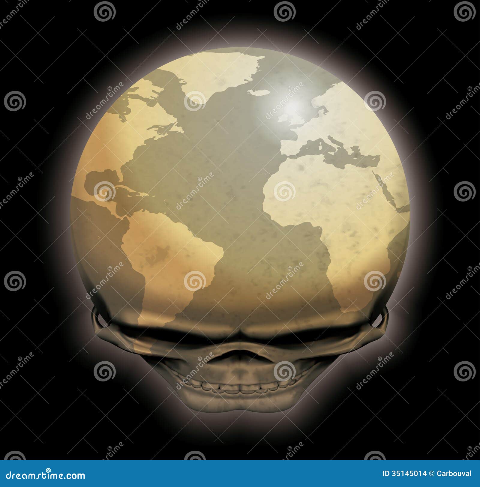 Dead world stock illustration. Illustration of ecology - 35145014
