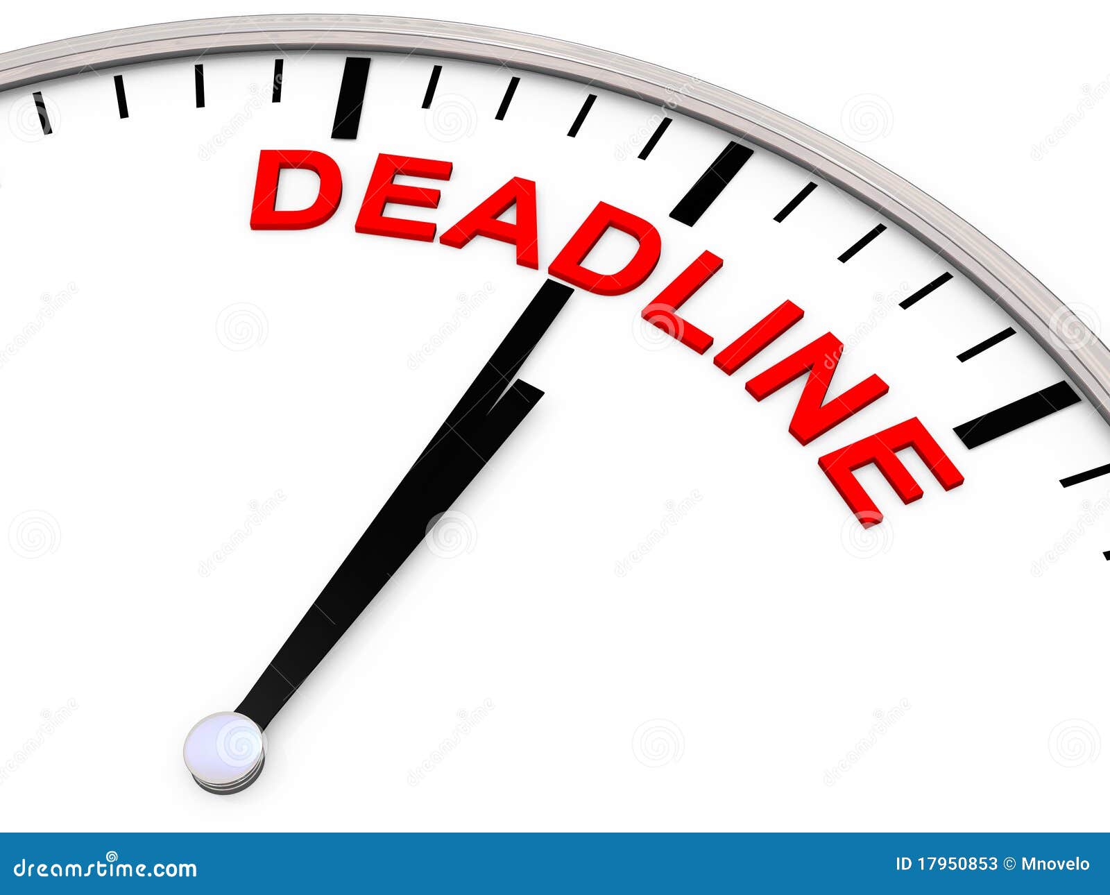 Deadline stock illustration. Illustration of campaign - 17950853