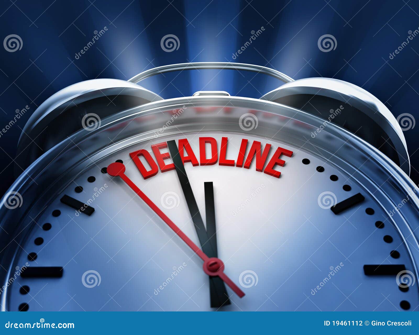 Deadline stock illustration. Illustration of time, vintage - 19461112