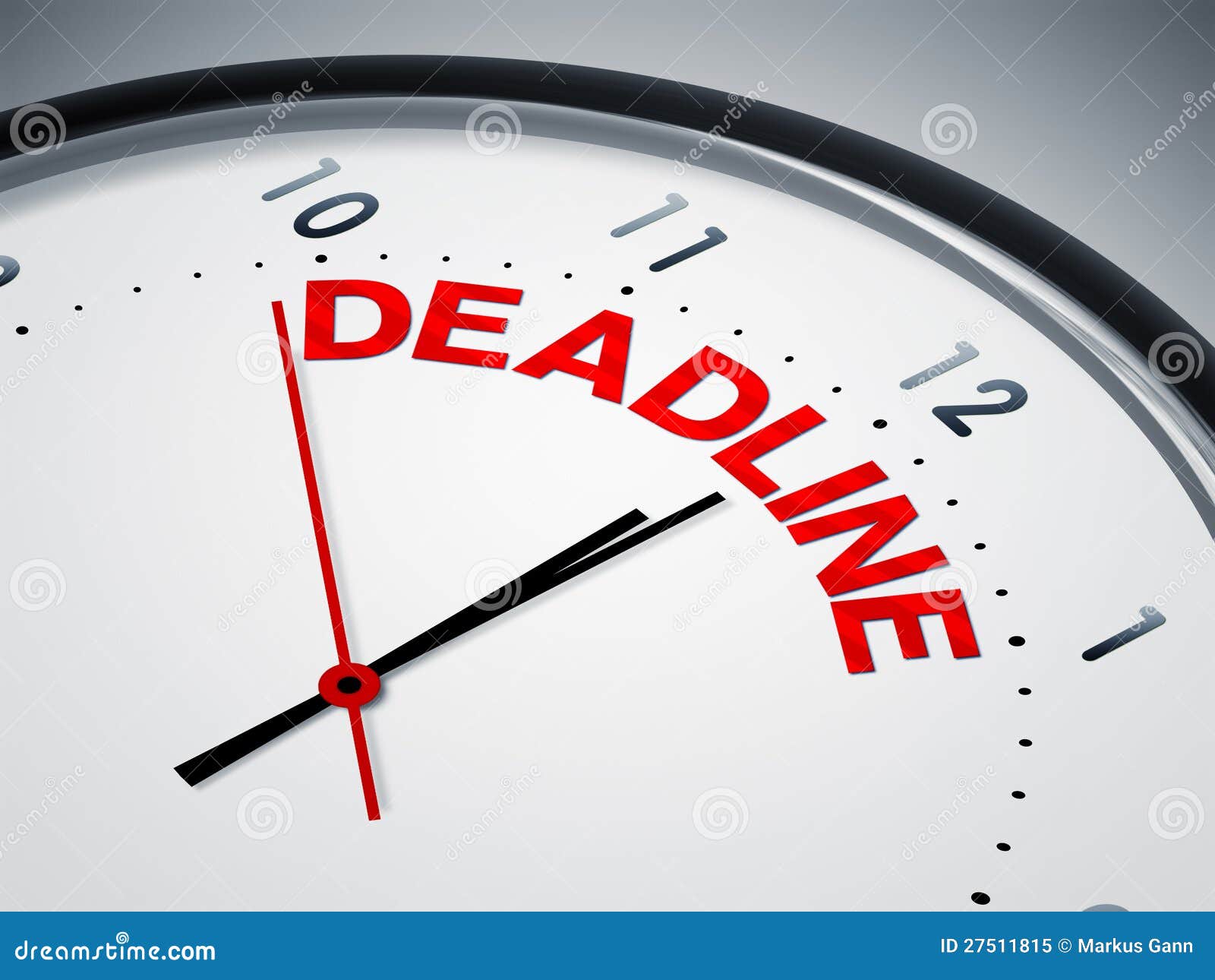Deadline Royalty Free Stock Photo - Image: 27511815