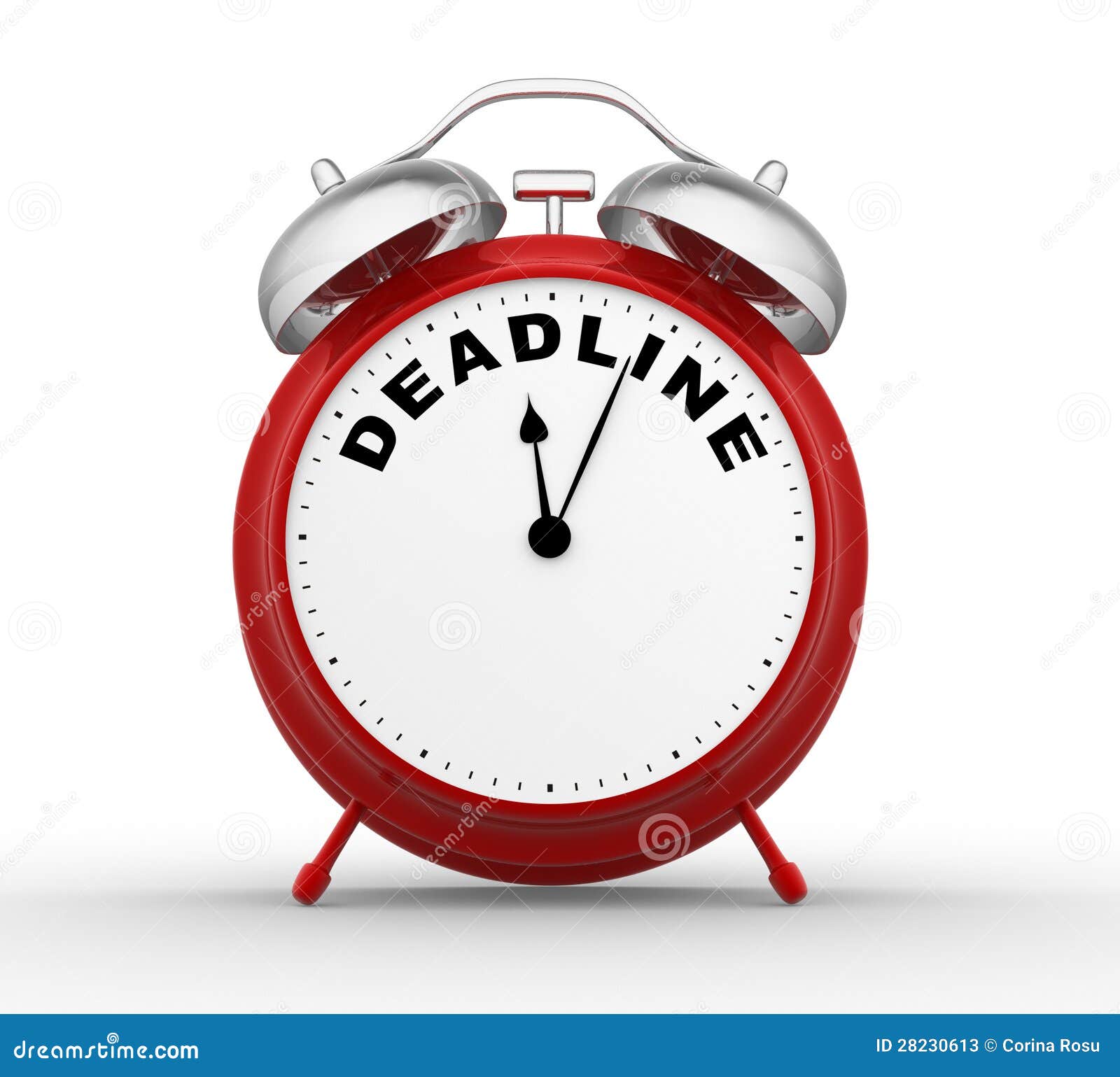 Deadline stock illustration. Illustration of shiny, circle - 28230613