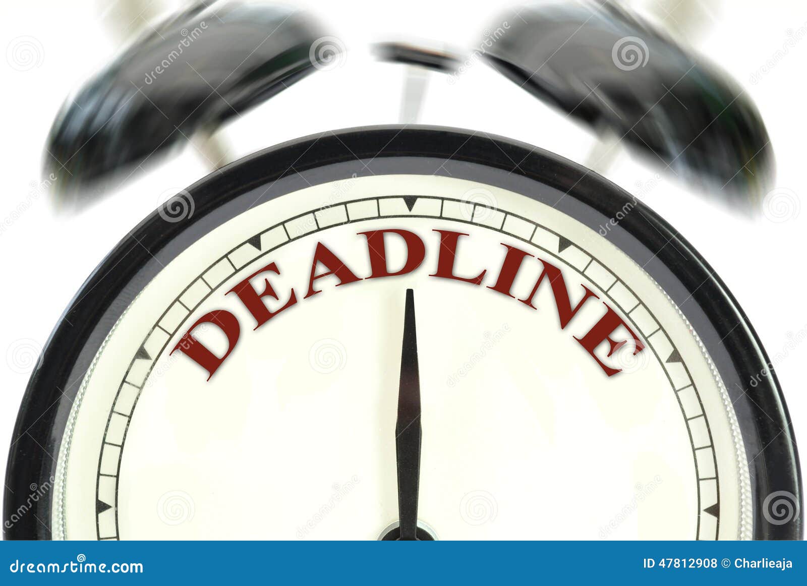 Deadline стоковое фото. изображение насчитывающей дело - 47812908