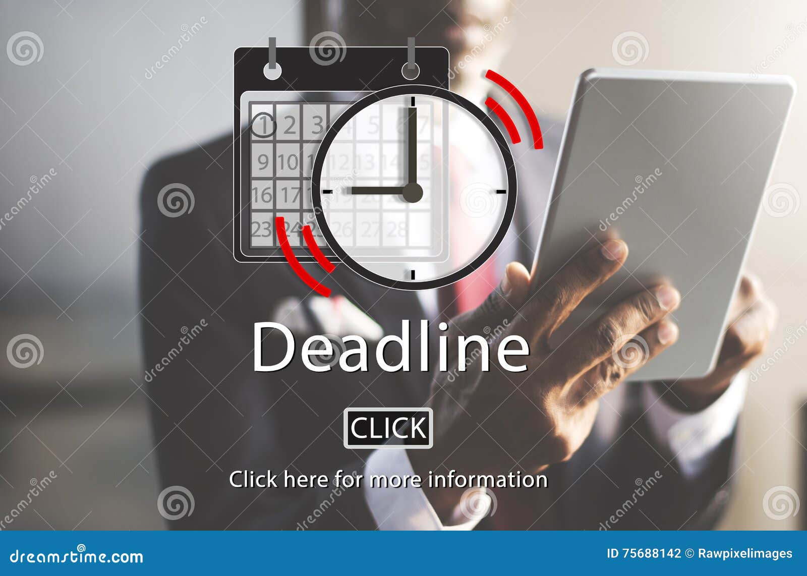 Deadline Appointment Organizer Plan Reminder Concept Stock Photo ...
