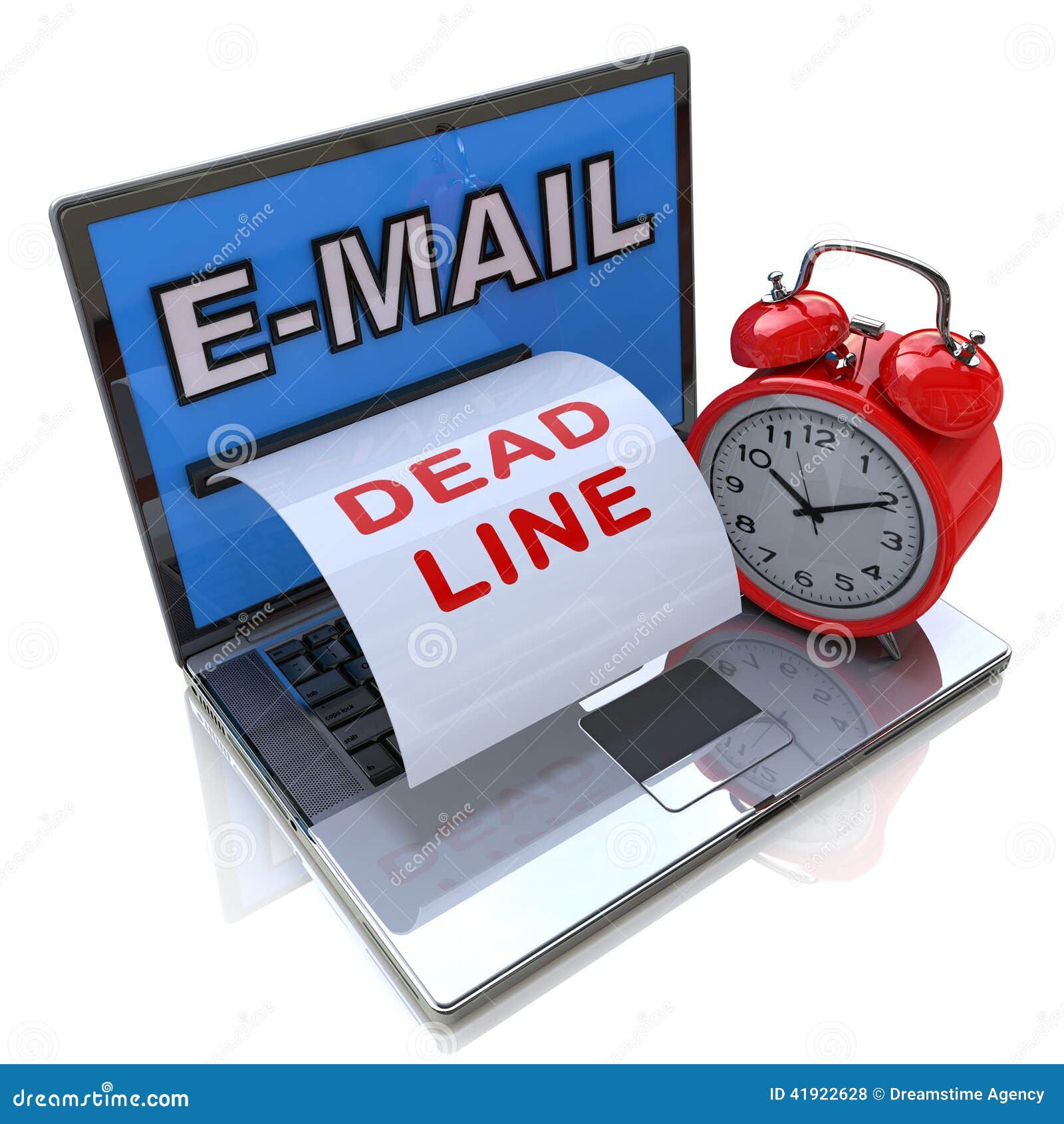 Deadline concept stock illustration. Illustration of digital - 41922628