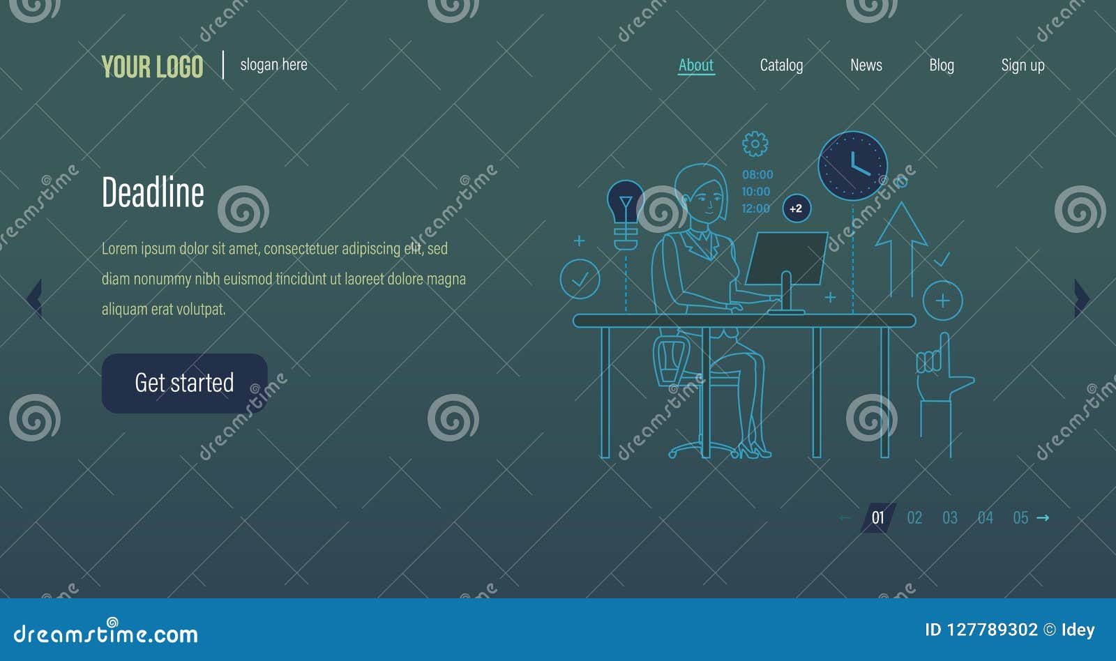 Deadline Concept. Project Time Management, Process Control, Avoidance ...