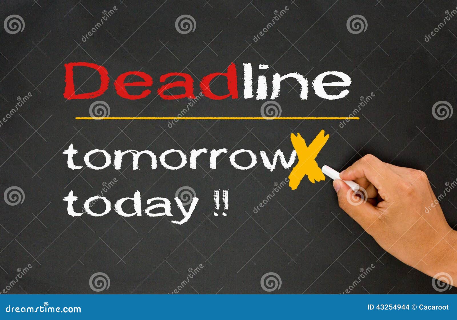 Deadline concept stock photo. Image of pressure, busy - 43254944