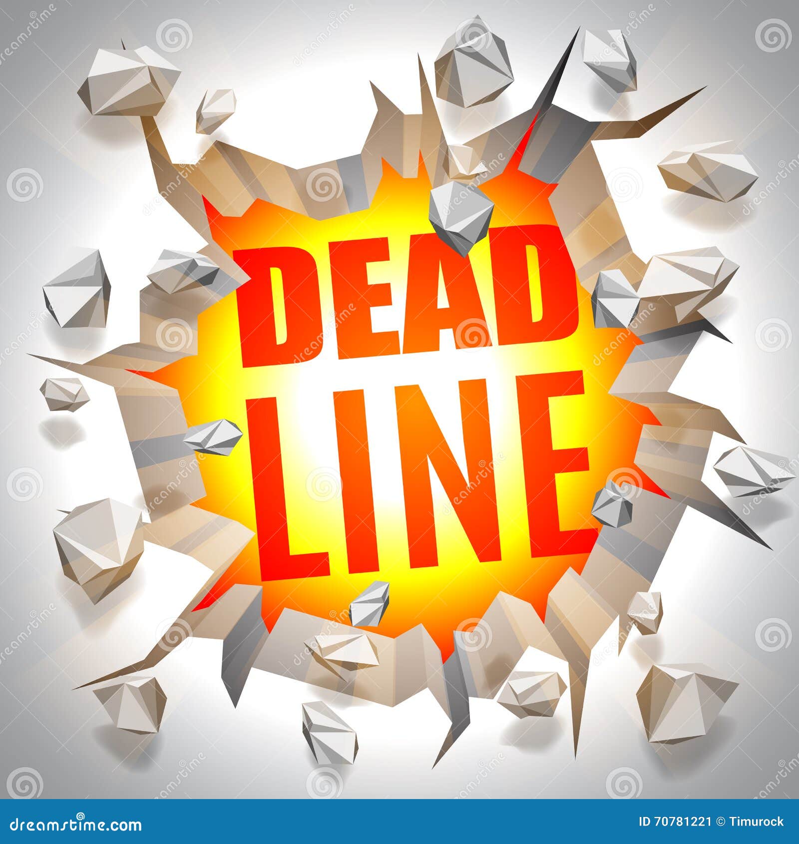 Deadline Event Concept stock vector. Illustration of reminder - 70781221