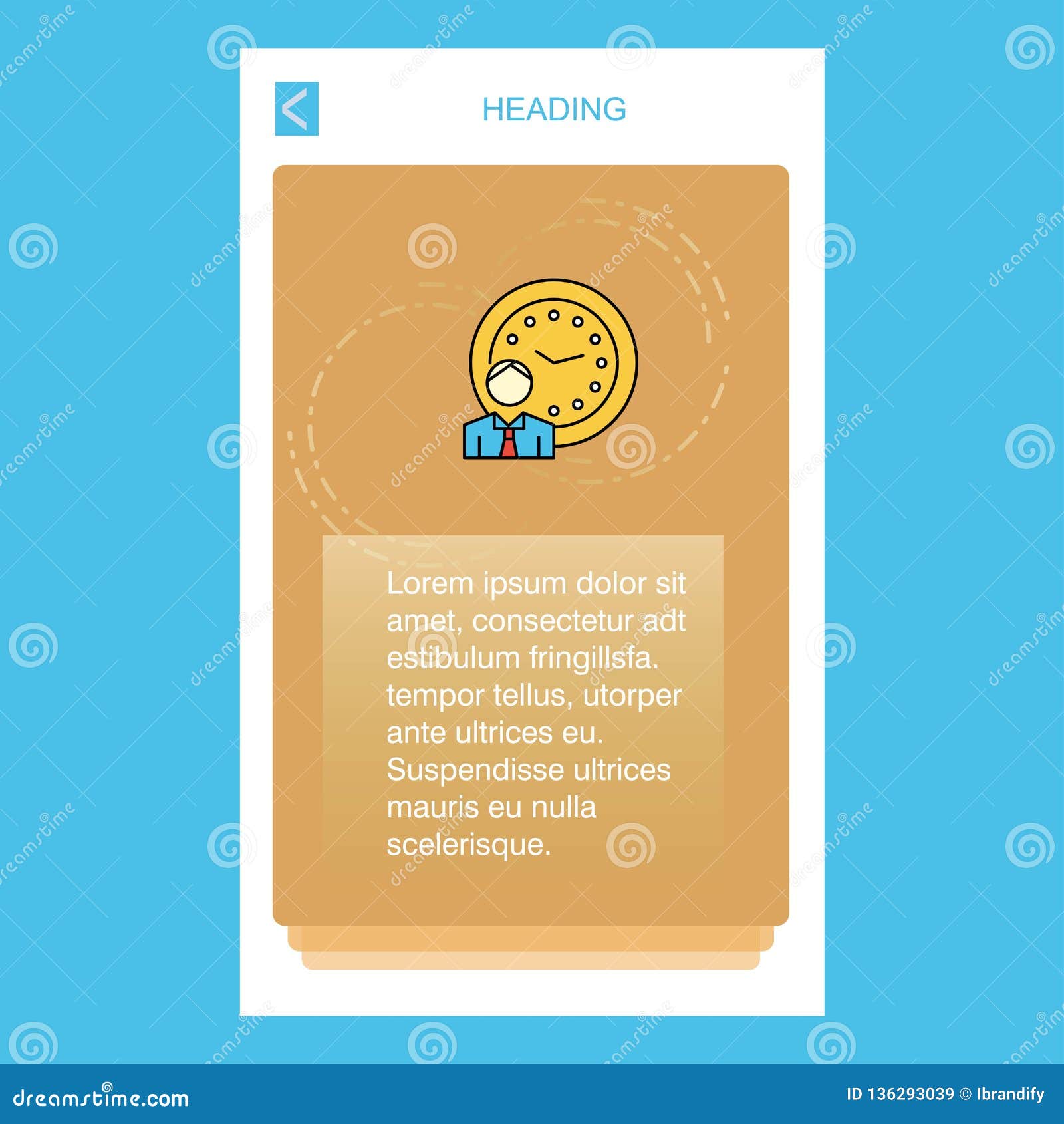 Deadline Mobile Vertical Banner Design Design. Vector Stock Vector ...